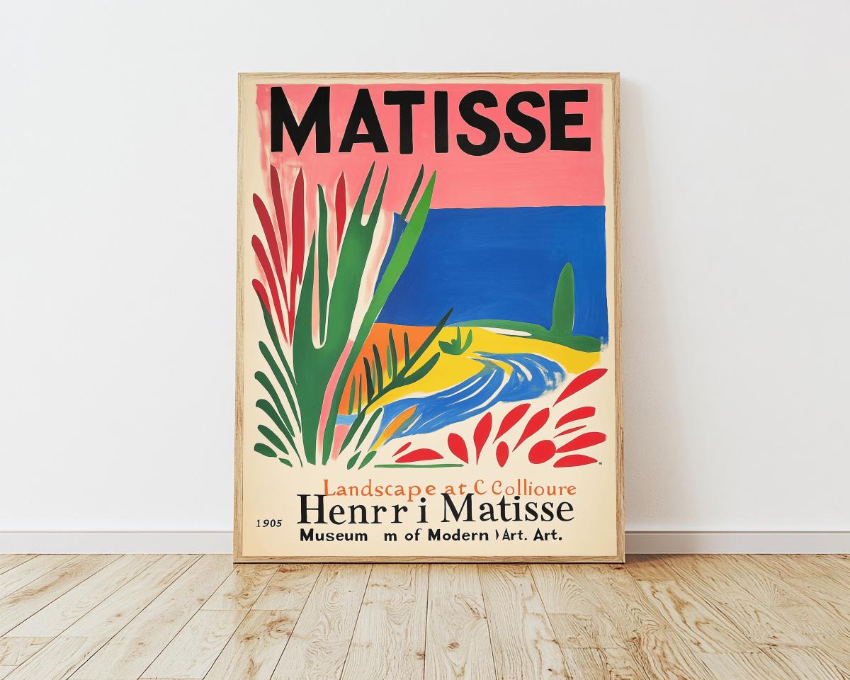 Henri Matisse Abstract Landscape Art Print - Vintage-inspired Wall ...