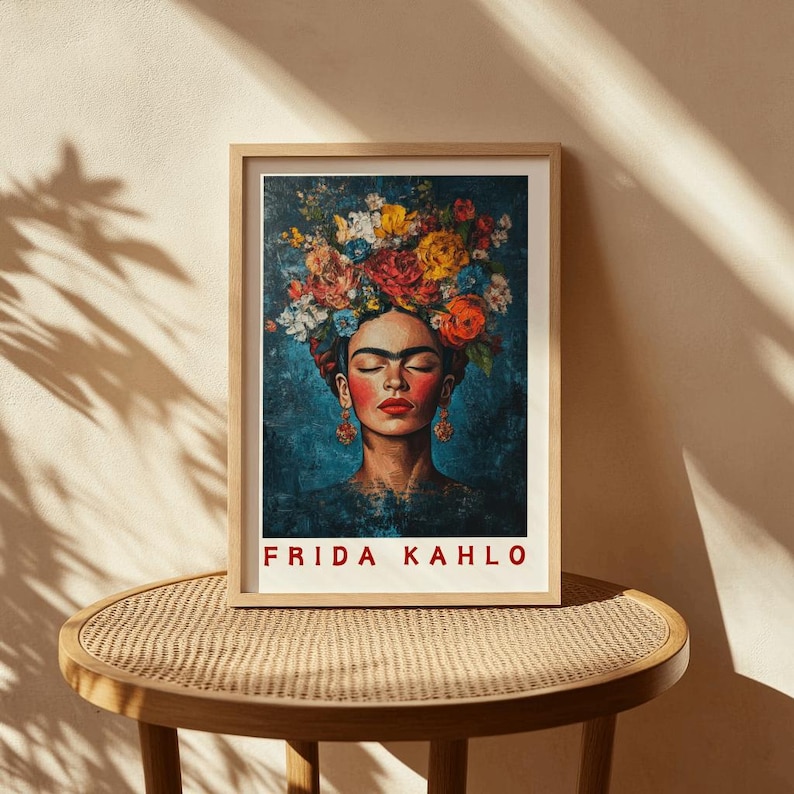 Frida Kahlo, Frida Kahlo Print, Frida Kahlo Art, Frida Kahlo Artwork ...