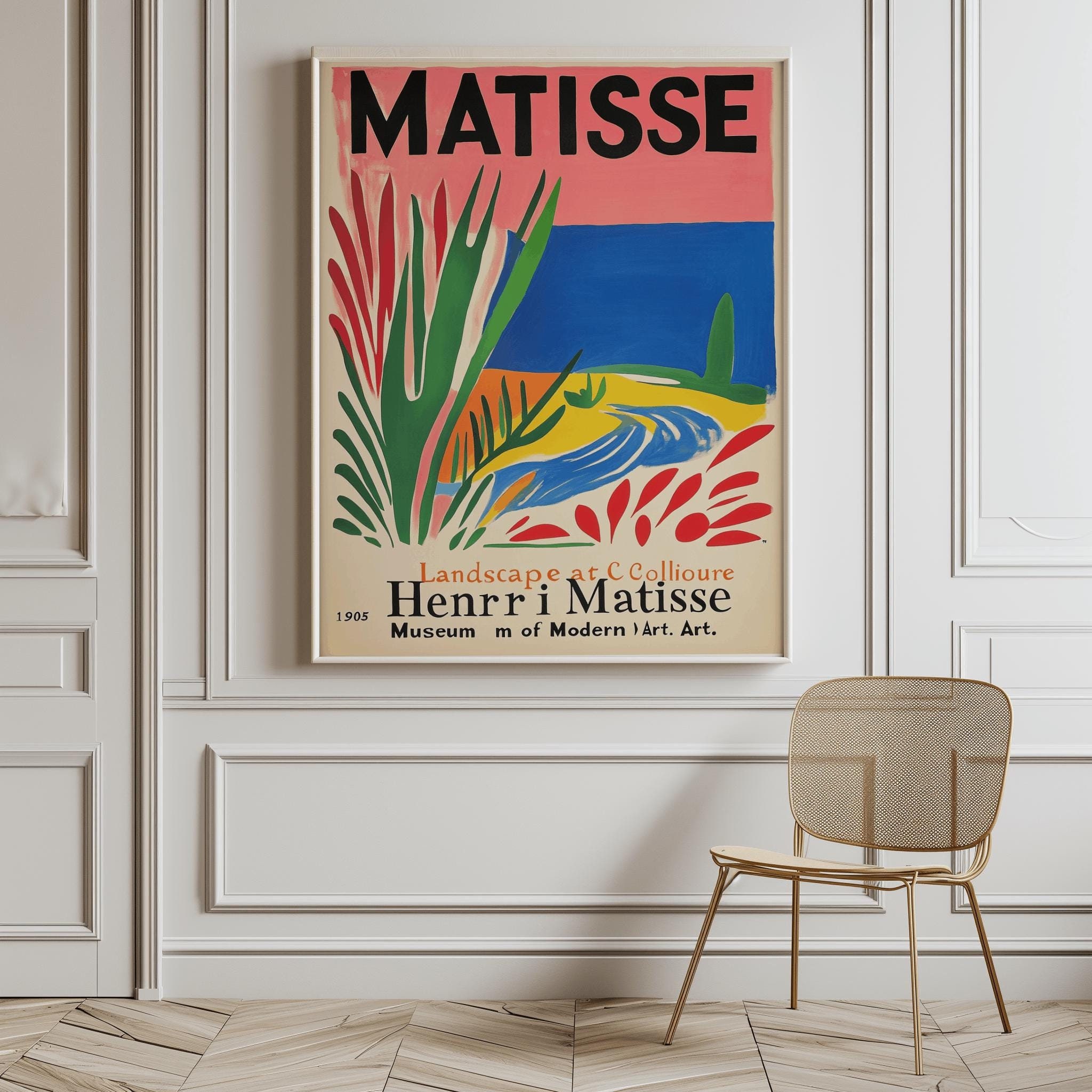 Henri Matisse Abstract Landscape Art Print - Vintage-inspired Wall ...