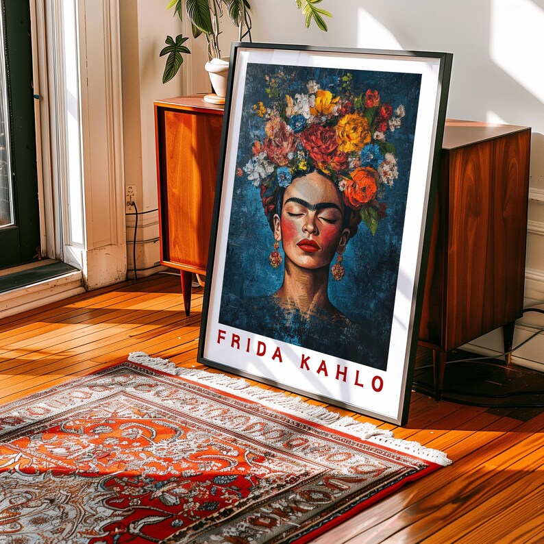 Frida Kahlo, Frida Kahlo Print, Frida Kahlo Art, Frida Kahlo Artwork ...