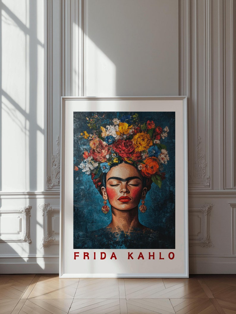 Frida Kahlo, Frida Kahlo Print, Frida Kahlo Art, Frida Kahlo Artwork ...
