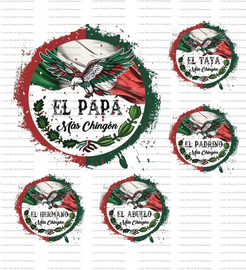 El Papa Mas Chingon Png Bundle, Dia Del Padre Png, Funny Spanish Papá ...