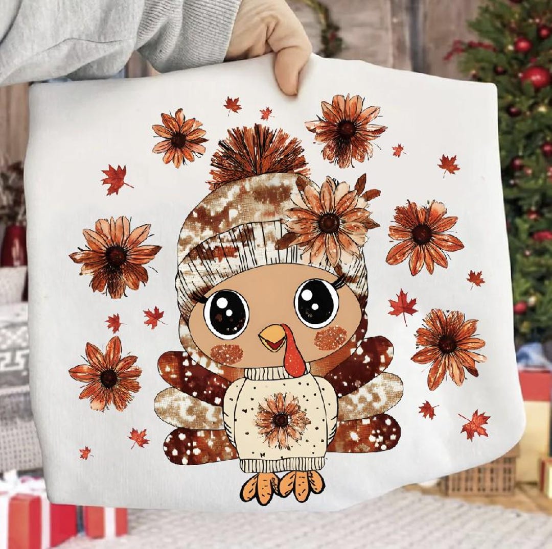 Turkey Png, Thanksgiving Png, Preppy Thanksgiving Png, Girly Turkey ...