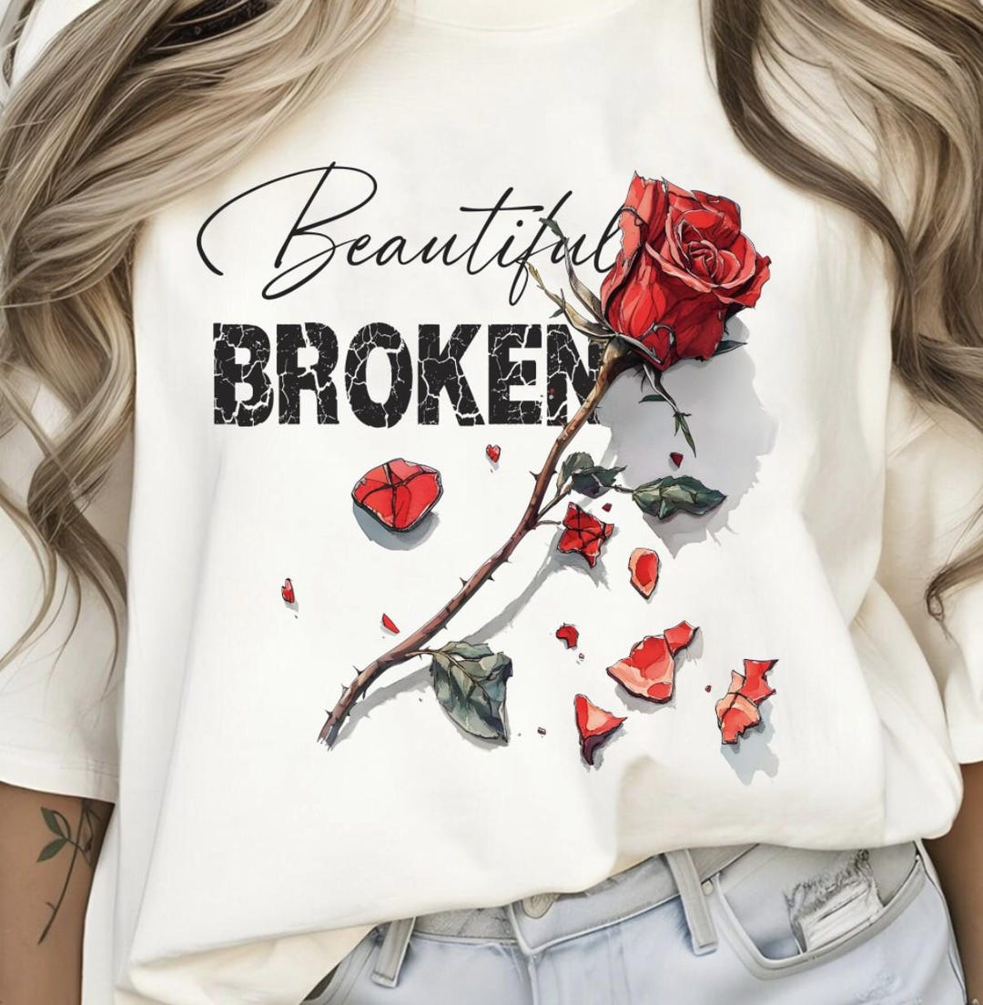Heartbreak Rose Png, Aesthetic Floral Art T-shirts Png, Stickers ...