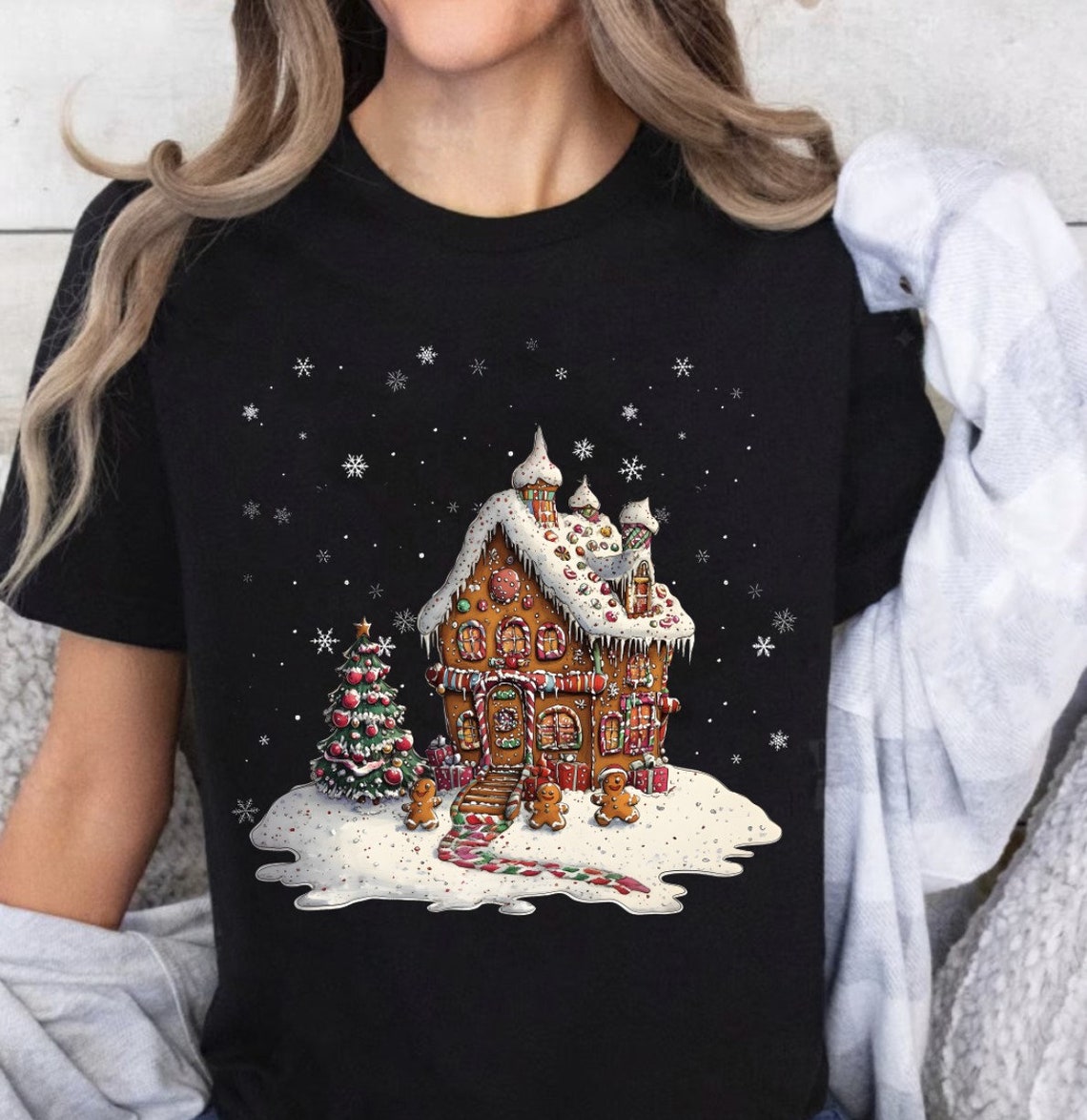 Gingerbread House PNG, Gingerbread Christmas Png Sublimation Design ...