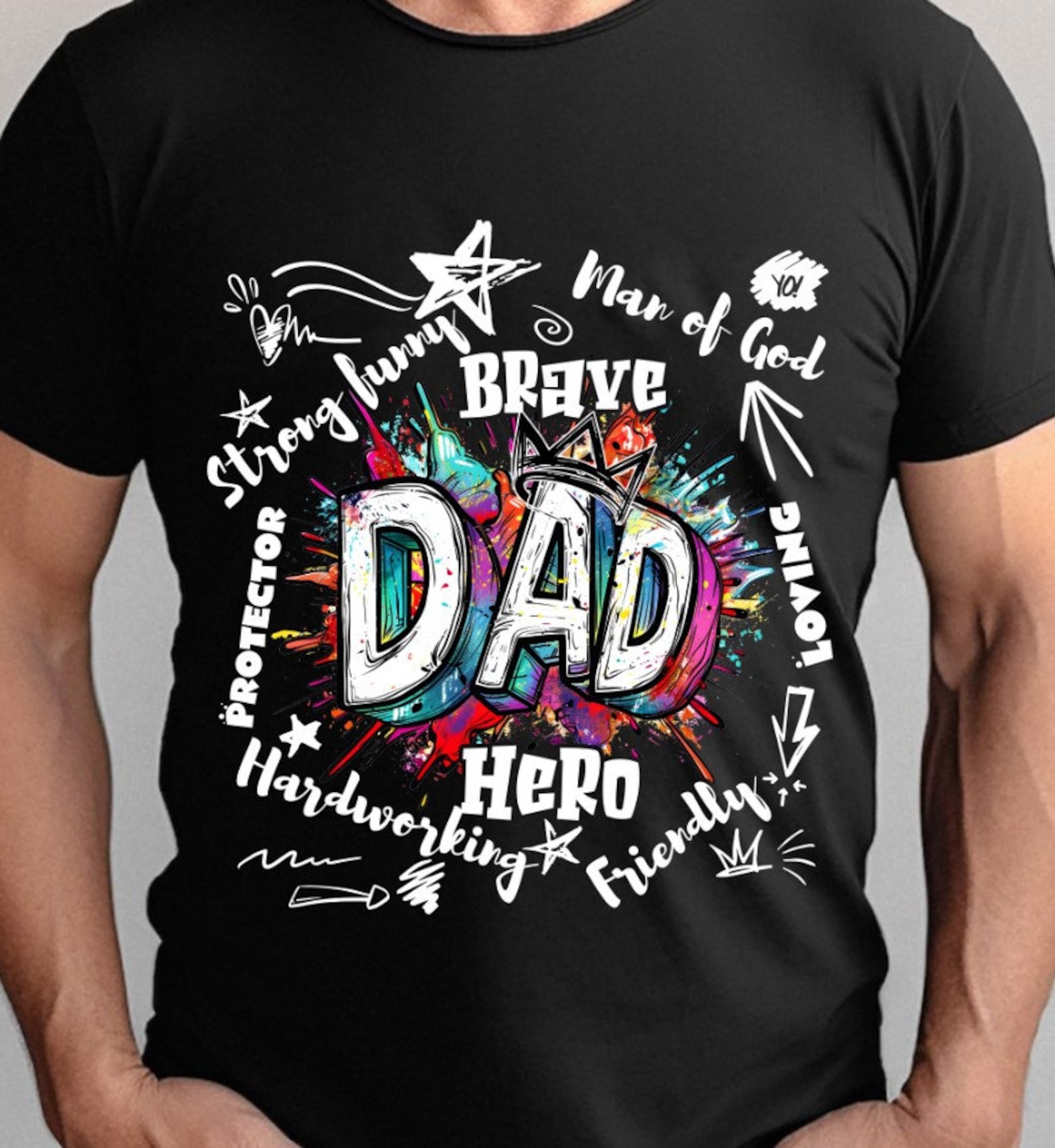 Dad Graffiti Png, Father Graffiti Png, Father’s Day Png Sublimation ...