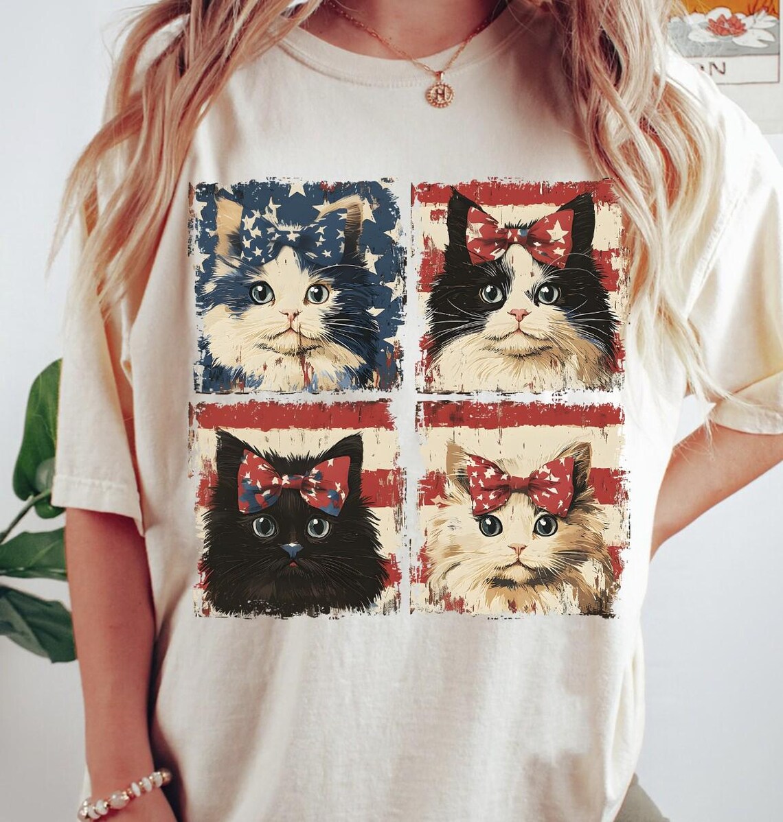 Patriotic Cats PNG, Fourth of July Cats Clipart, Usa-themed Cat Design ...