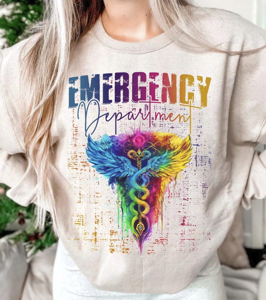 Emergency Department Varsity Png, ER Nurse Png, Colorful ER Nurse Png ...