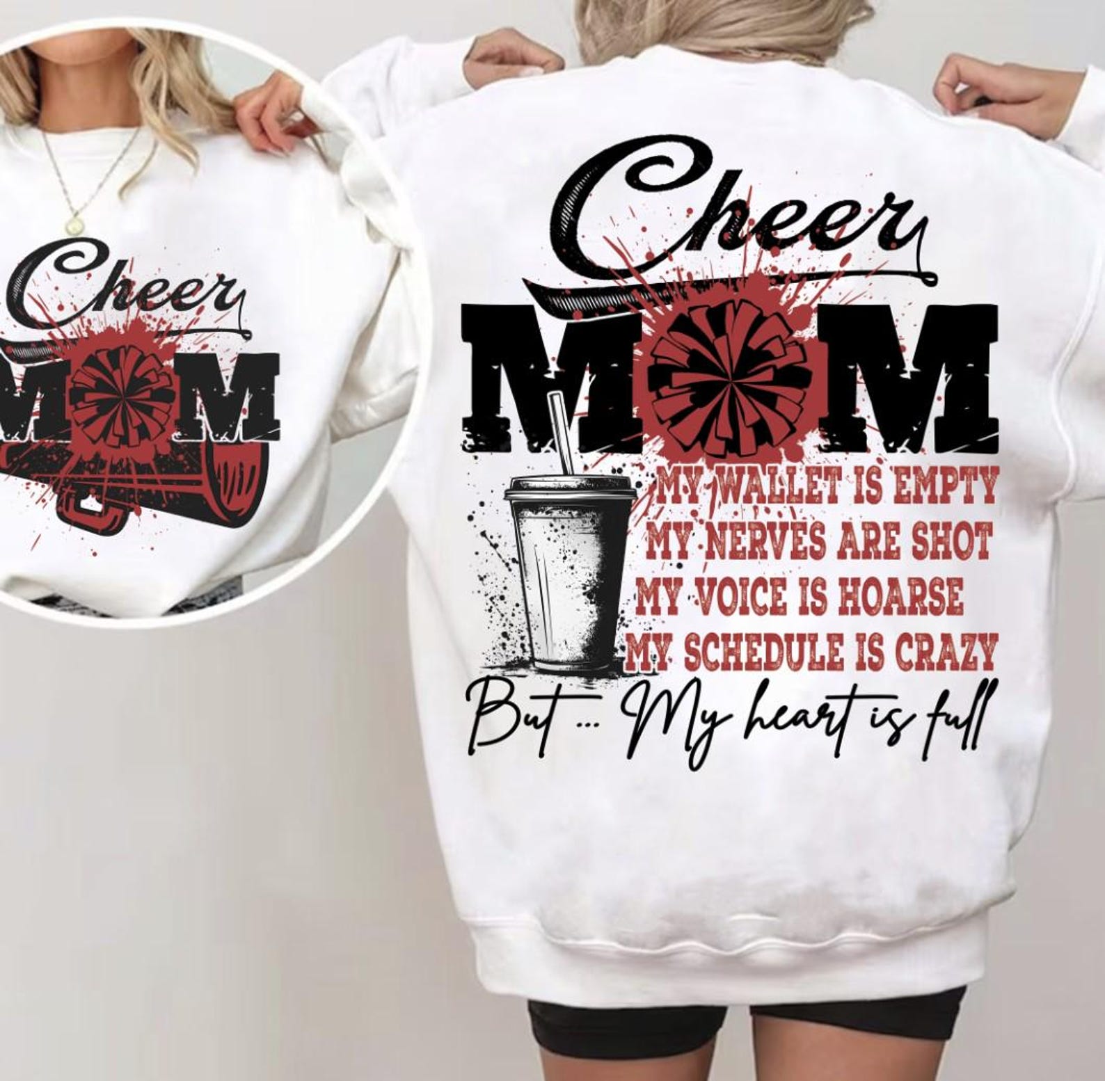 Cheer Mom Png, Cheerleader Png, Cheerleader Mom Png, Cheer Mom Shirt ...