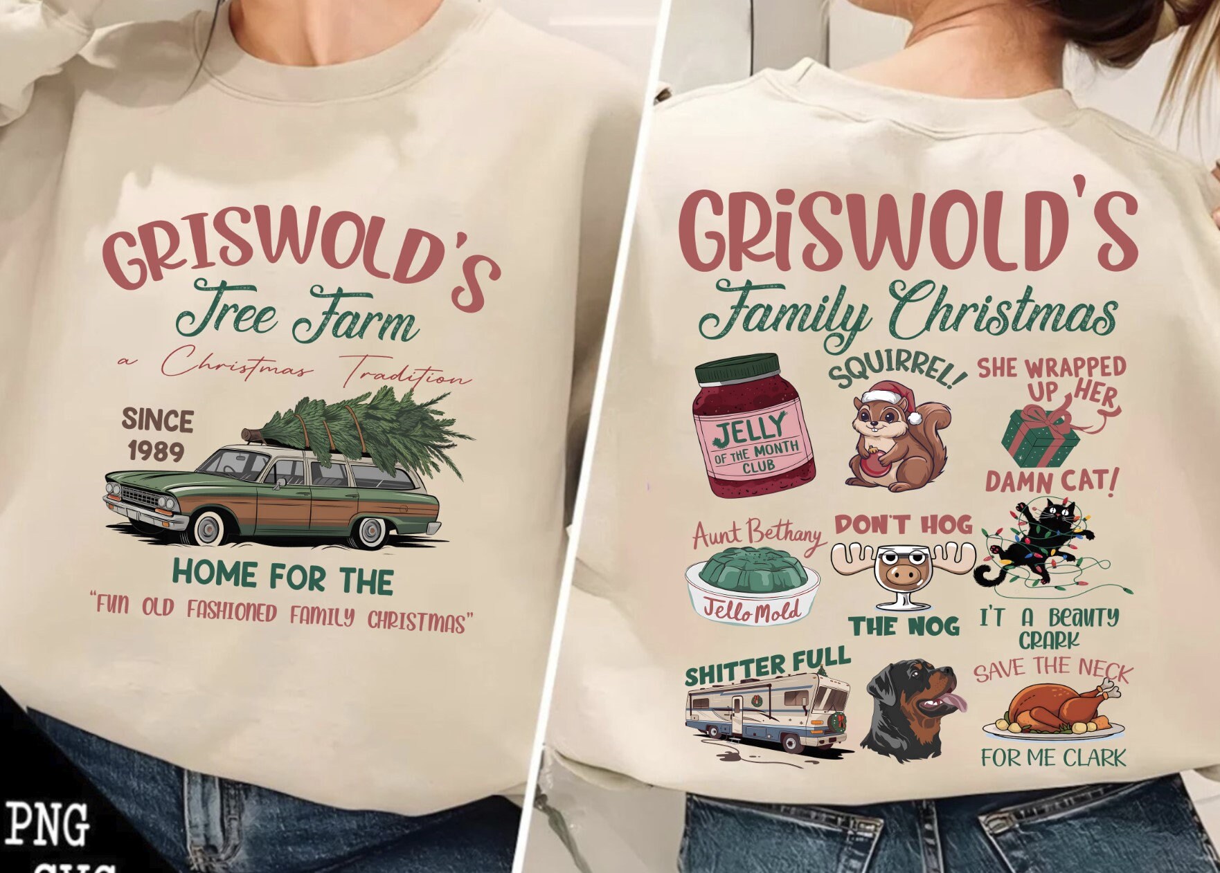 Griswold's Family Christmas Vacation Png, Christmas Movie Png, Clark ...