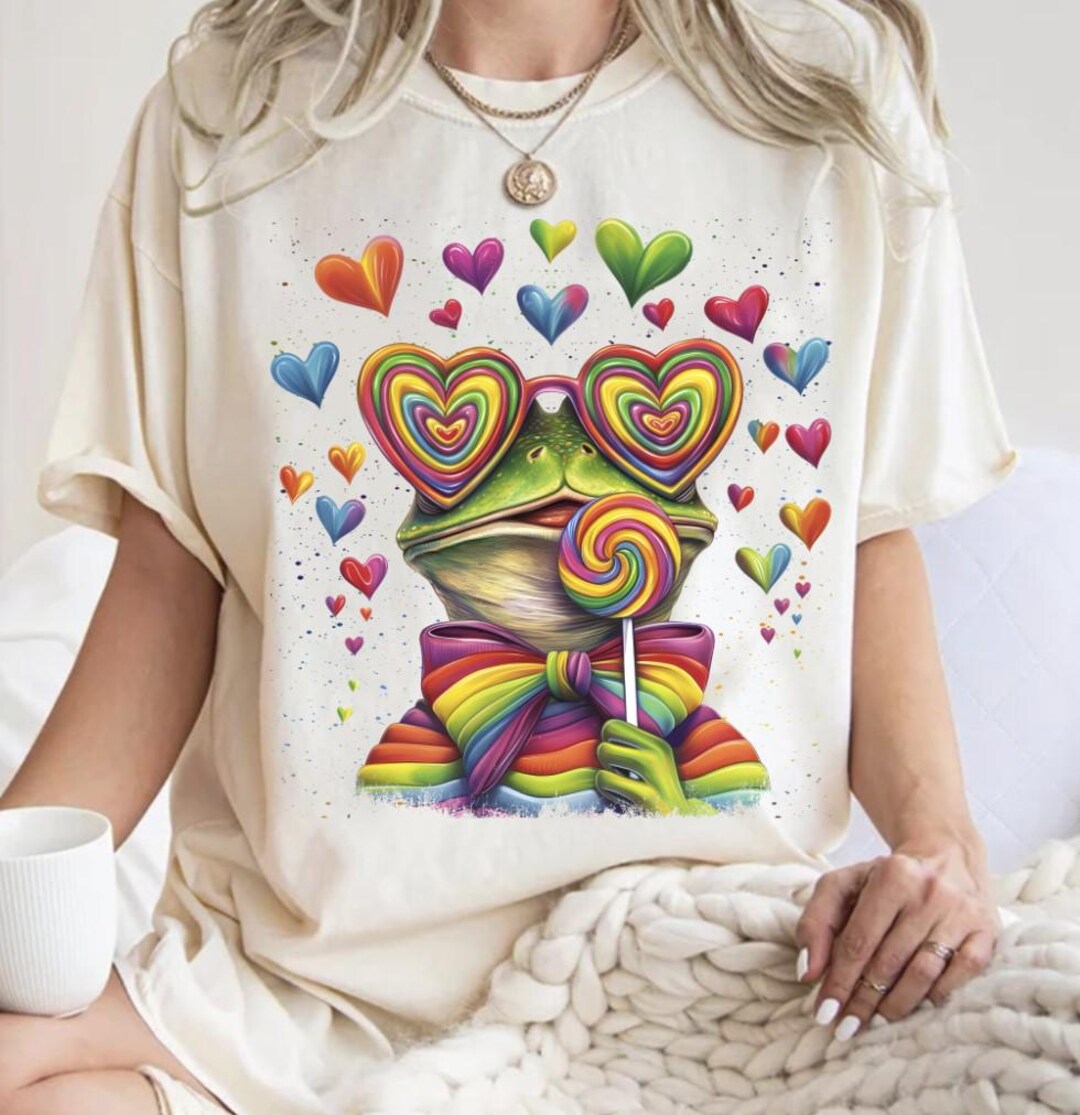 Rainbow Frog Png, Coquette Frog Png, LGBT Bow Png, Retro LGBT Png, Gay ...