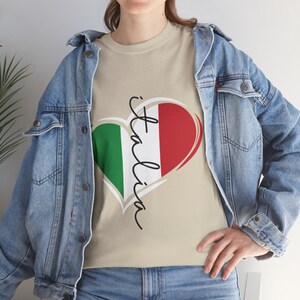 Italian Themed Fun T-shirt for Italy Vacation, Casual Fit, Men & Women ...