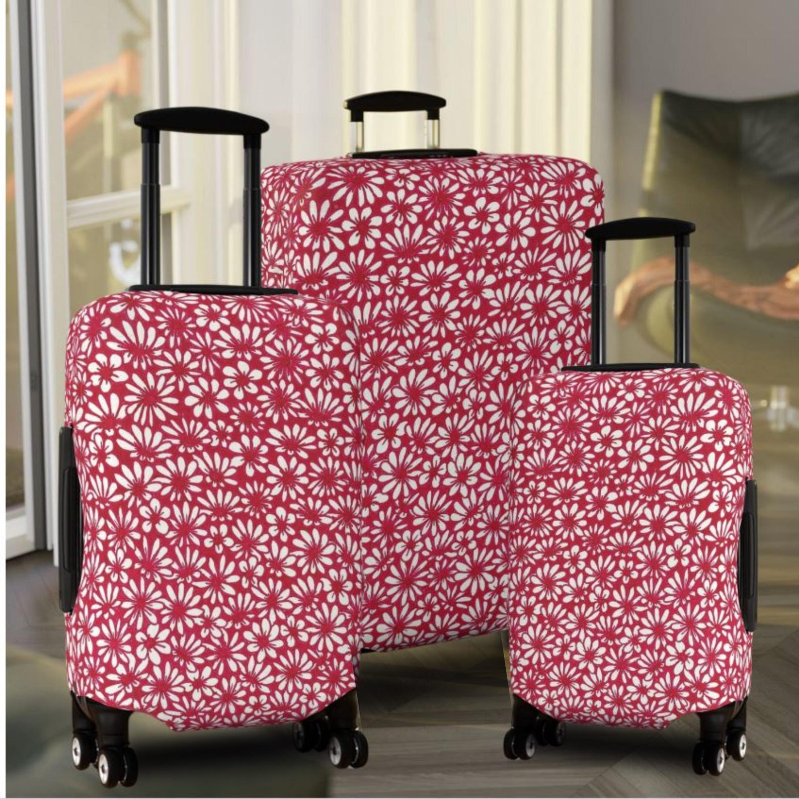 Stretchy Luggage Cover for Suitcase Protection - Stylish Travel ...