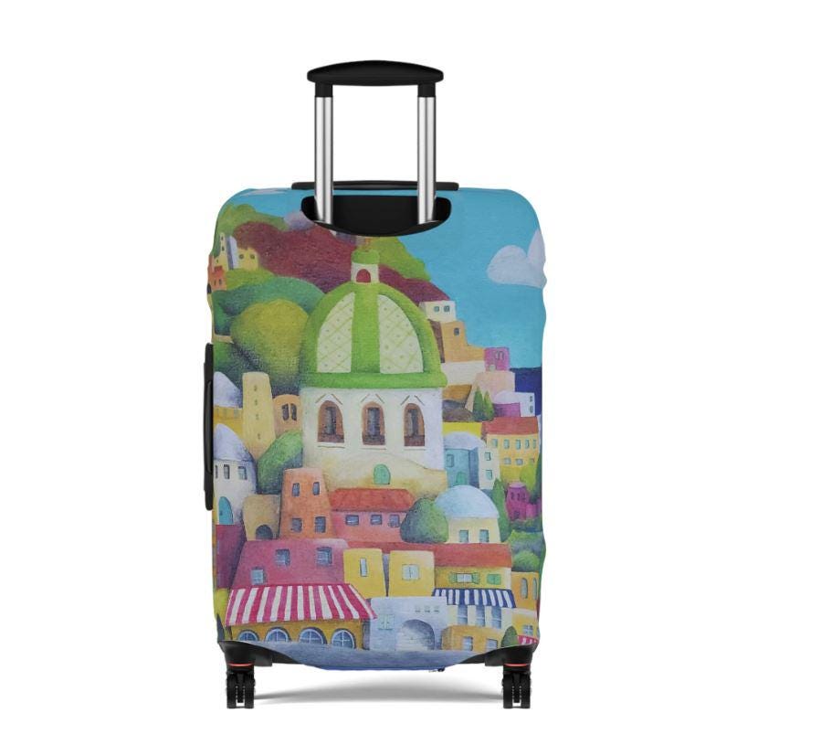 Italian Themed Stretchy Luggage Cover Bag for Suitcases and Carry-ons ...