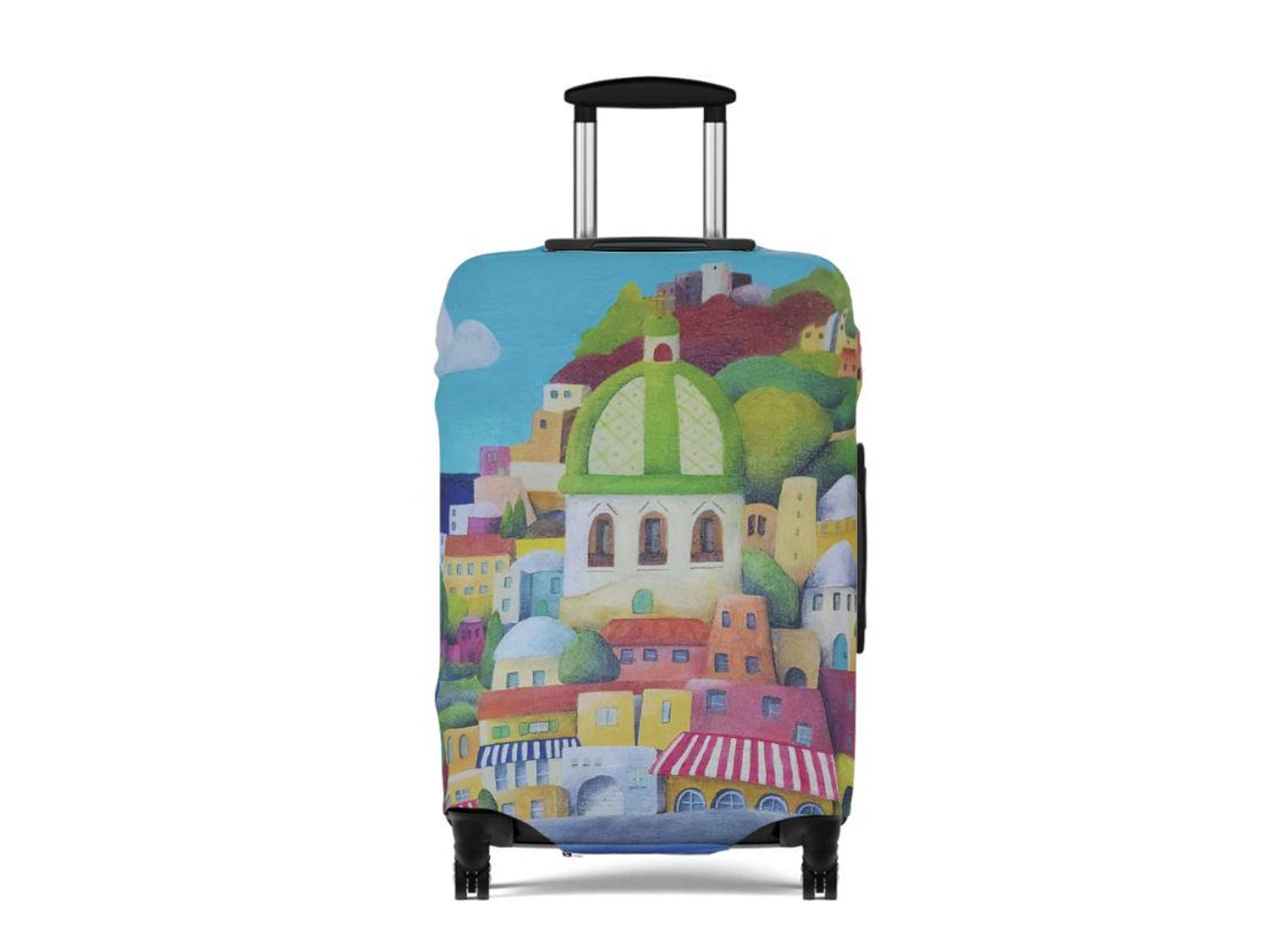 Italian Themed Stretchy Luggage Cover Bag for Suitcases and Carry-ons ...