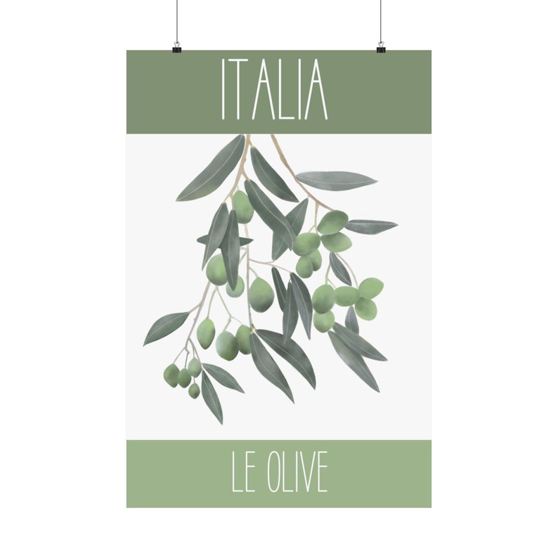 Italian Theme Poster Print of Original Artwork, Available in 2 Sizes ...