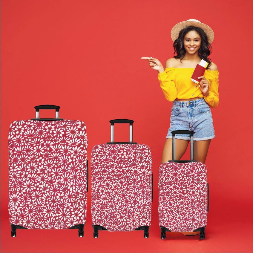 Stretchy Luggage Cover for Suitcase Protection - Stylish Travel ...