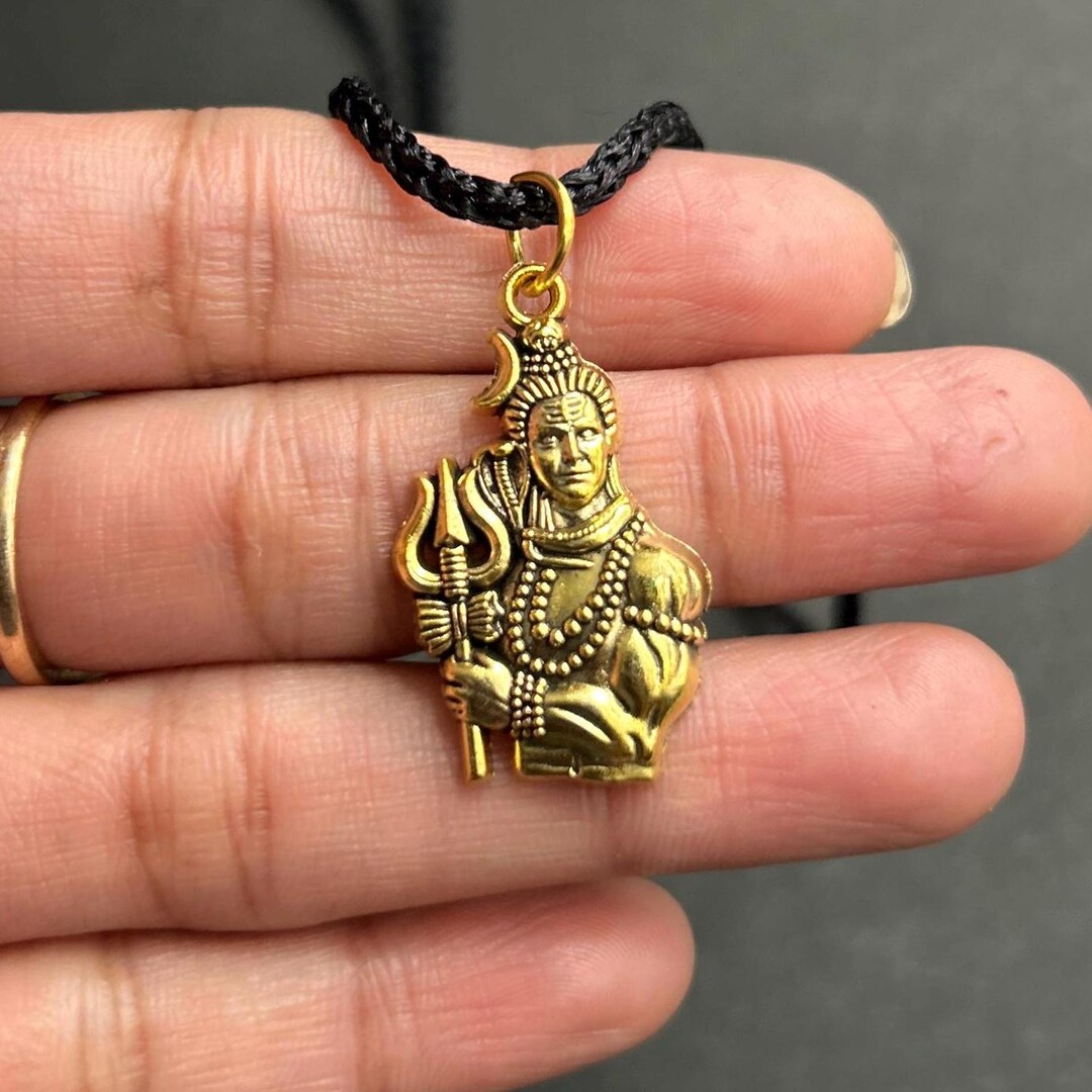 Shiva Pendant Mahadev Hindu Spiritual Symbol Jewelry - Etsy