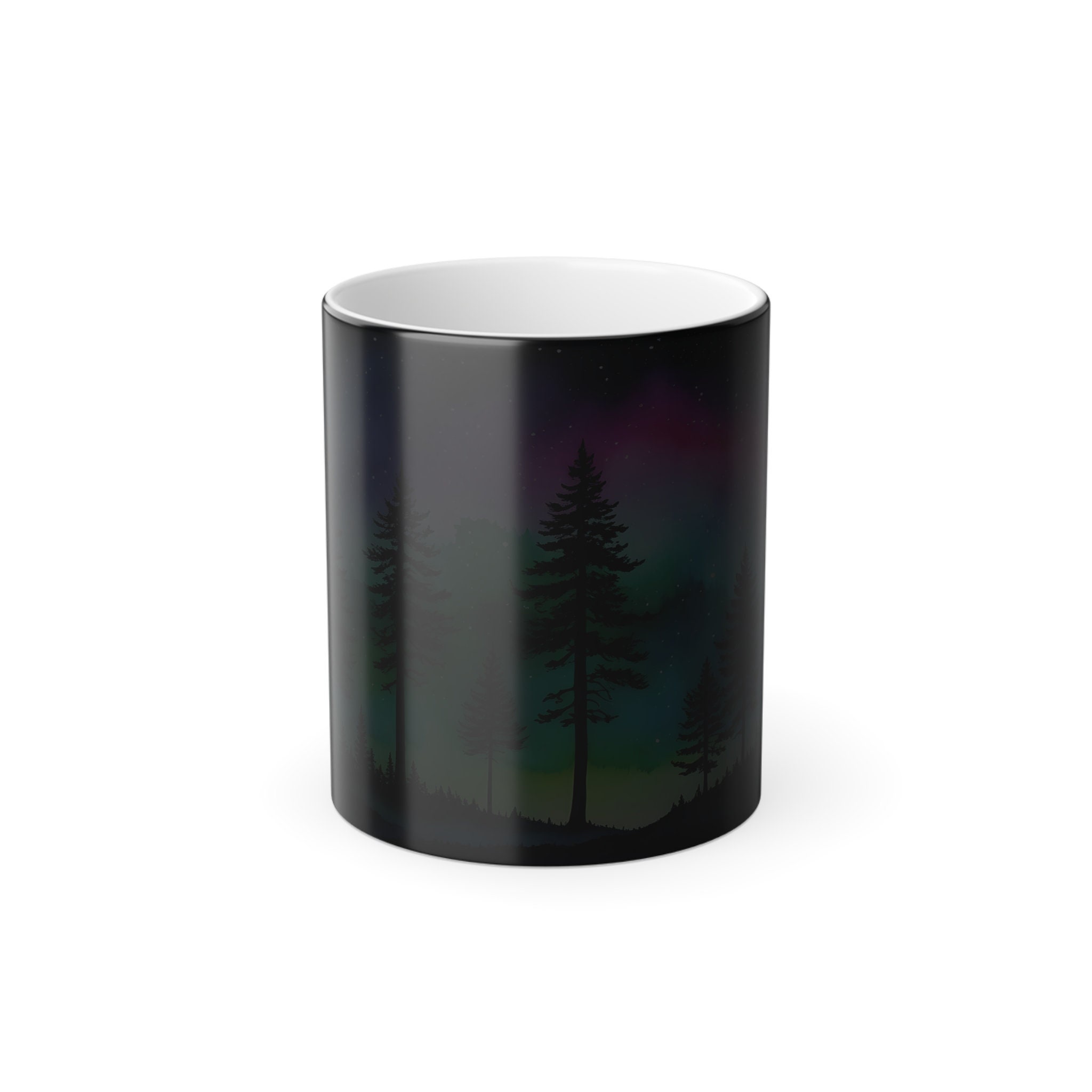 Enchanting Aurora Borealis Heat Sensitive Mug Northern Lights Magic ...