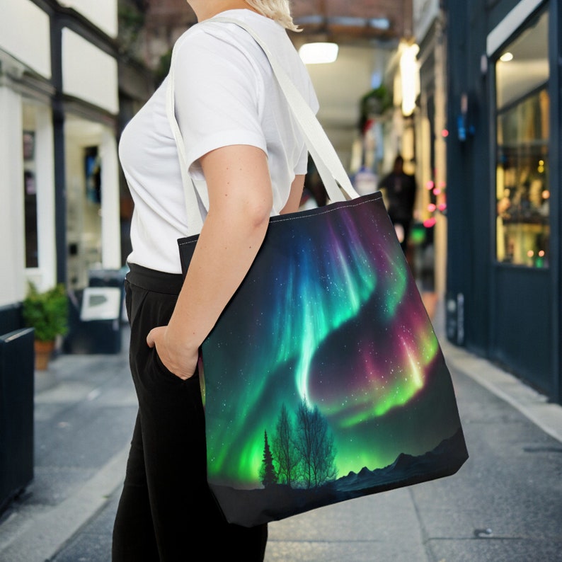 5 Aurora Borealis Tote Bag (AOP) - Northern Lights Bag - Etsy