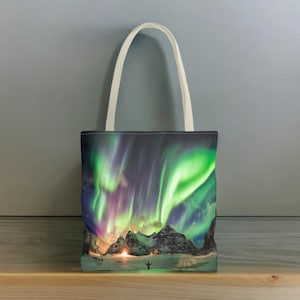 5 Aurora Borealis Tote Bag (AOP) - Northern Lights Bag - Etsy