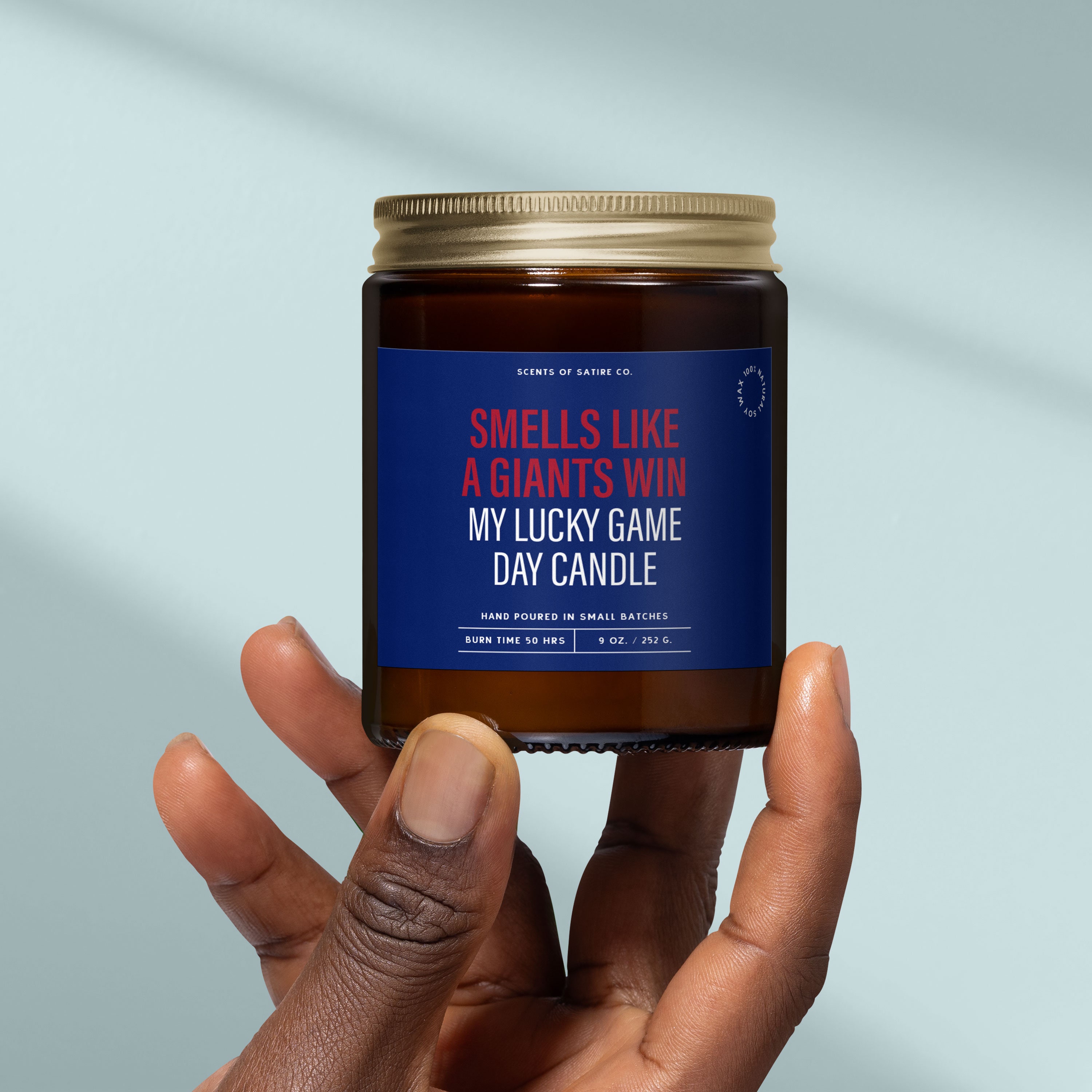 Smells Like A Giants Win Candle, Football Candles, Lucky Candle, Game ...