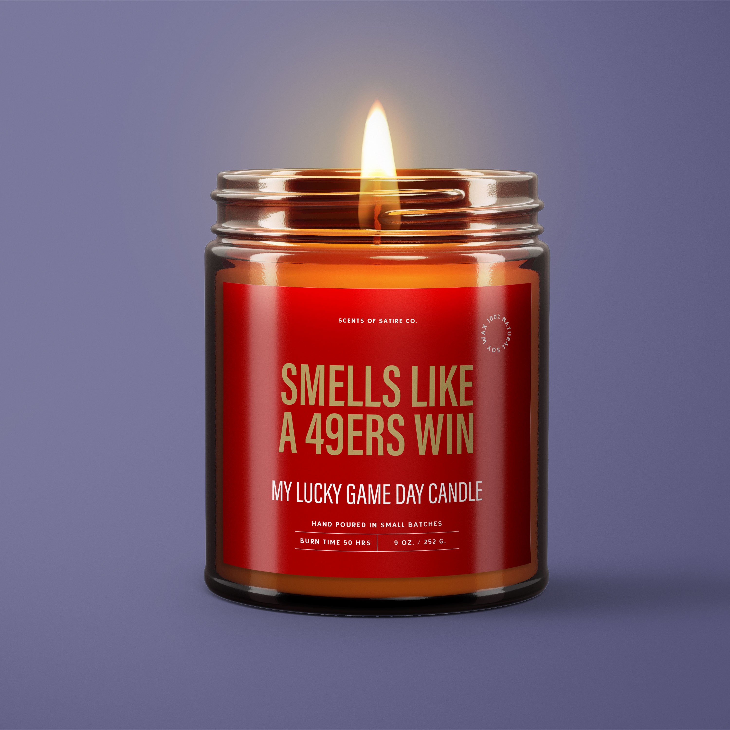 Smells Like a 49ers Win Candle | Celebratory 49ers Spirit | Perfect ...