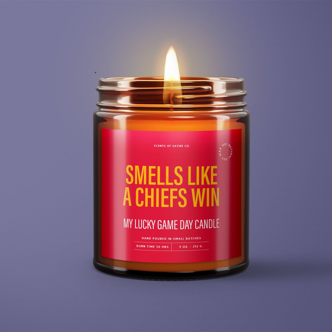 Smells Like A Chiefs Win Candle Unique Gift Idea Football Candle NFL ...