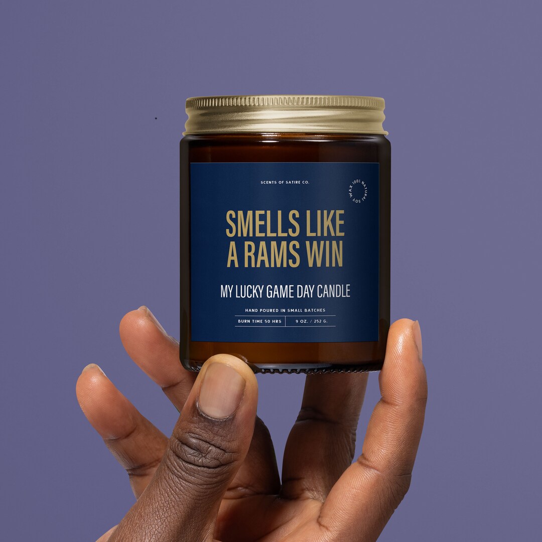 Smells Like A Rams Win Candle Unique Gift Idea Football - Etsy