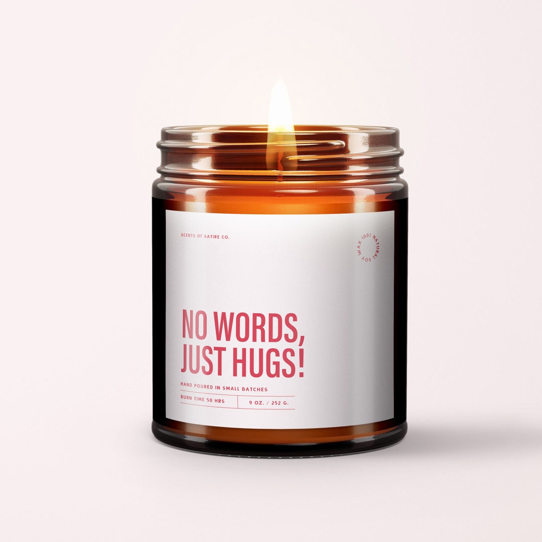 Silent Embrace Candle Sensual Hug in Soy Wax Wordless Comfort Aroma ...