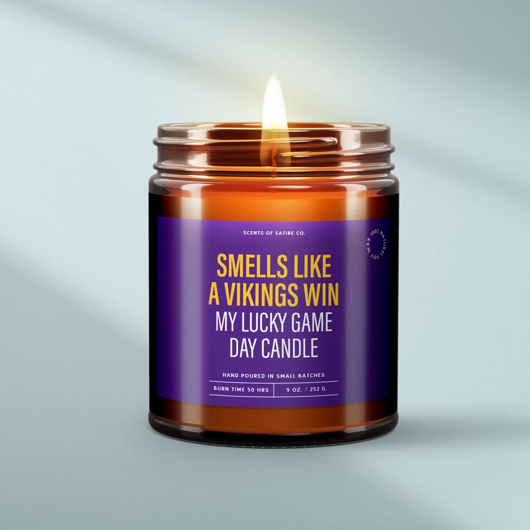 Smells Like a Vikings Win – Your Lucky Game Day Candle | Funny ...