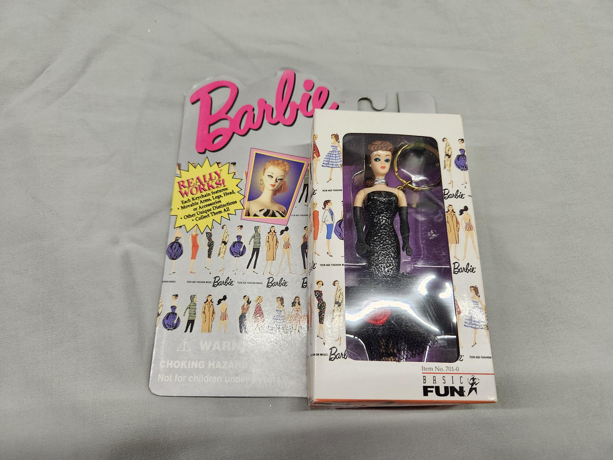 Rare Barbie Basic Fun Keychains. sold Individually. Dated 1995 NIB Free ...