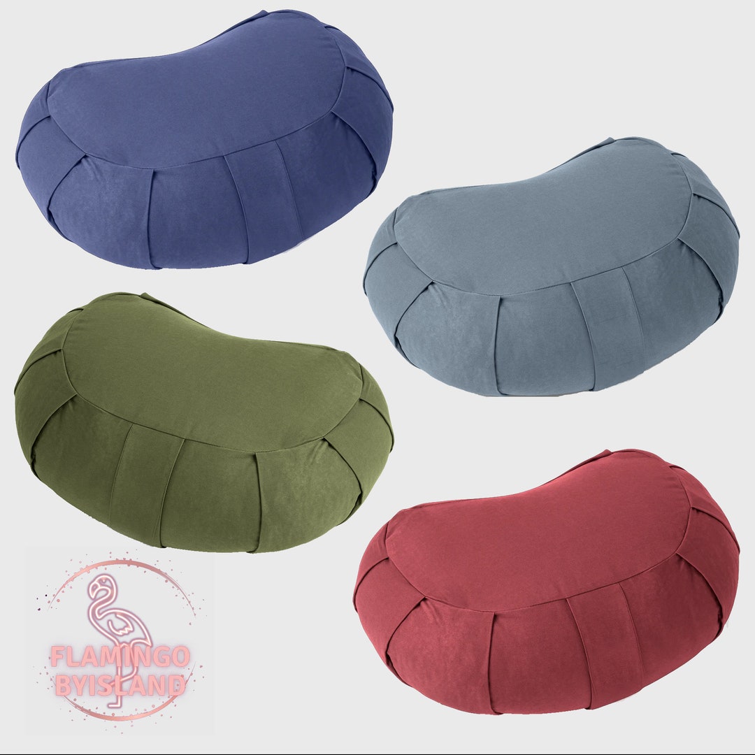 Linen Yoga Cushion Cover, Linen Yoga Pillowcase, Linen Zafu Pillowcase ...