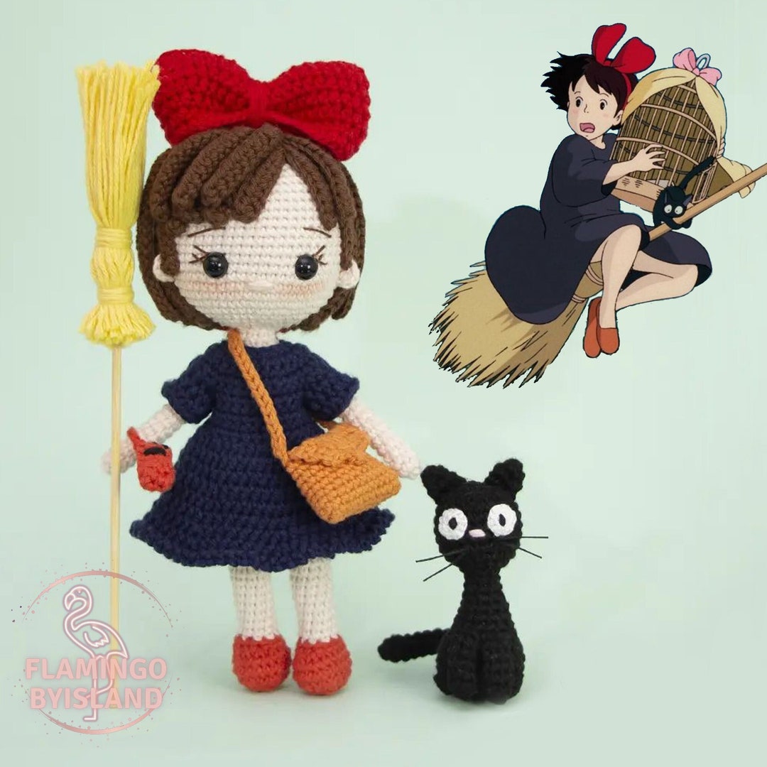 Amigurumi Kiki and Jiji Crochet, Kikis Delivery Service, Kiki the ...