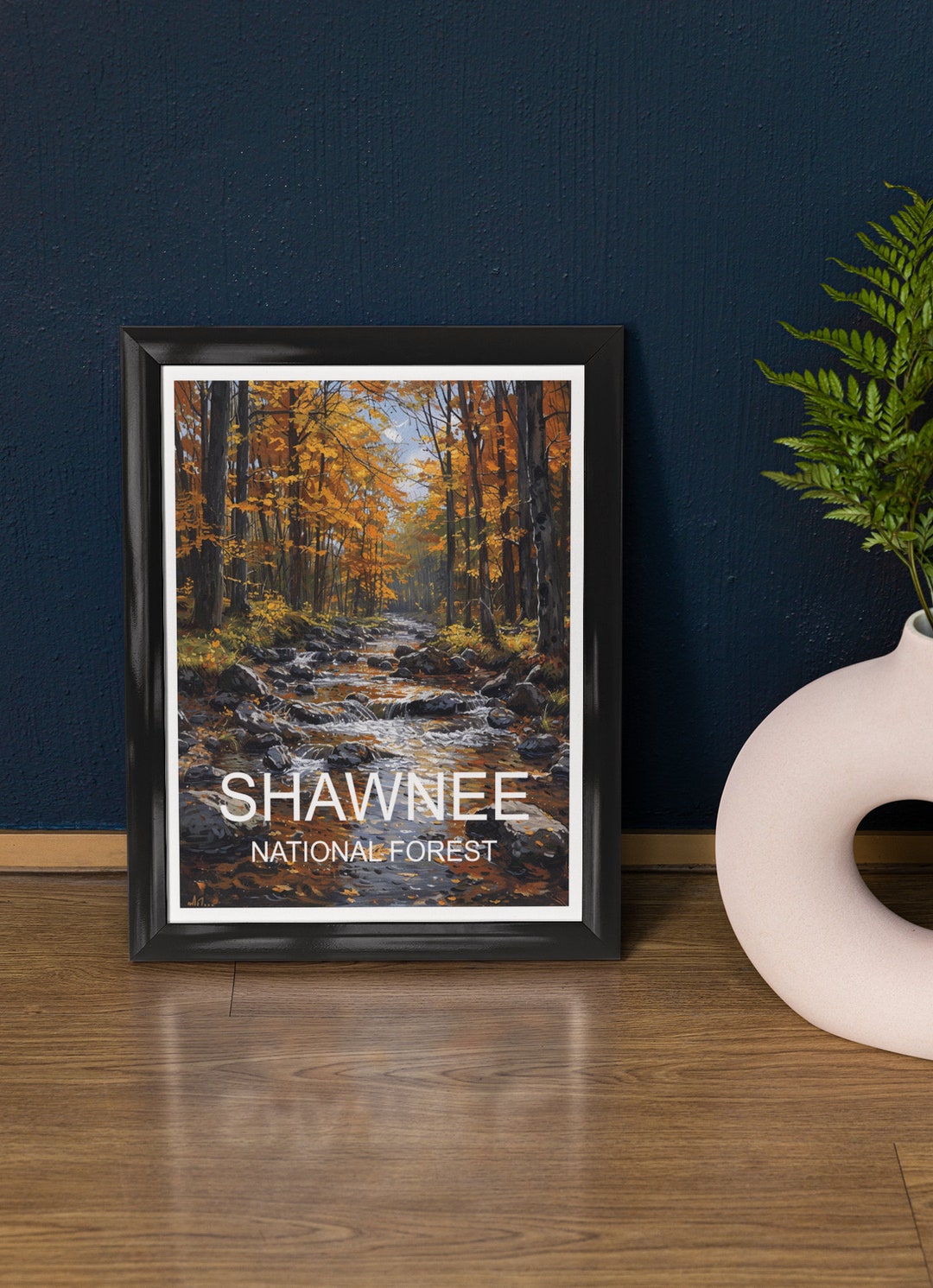 Shawnee National Forest Travel Poster, Landscape Poster Art, Travel Art ...