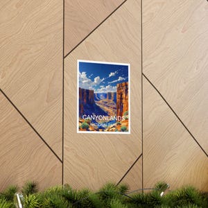 Canyonlands National Park Travel Poster, Landscape Poster Art, Travel ...