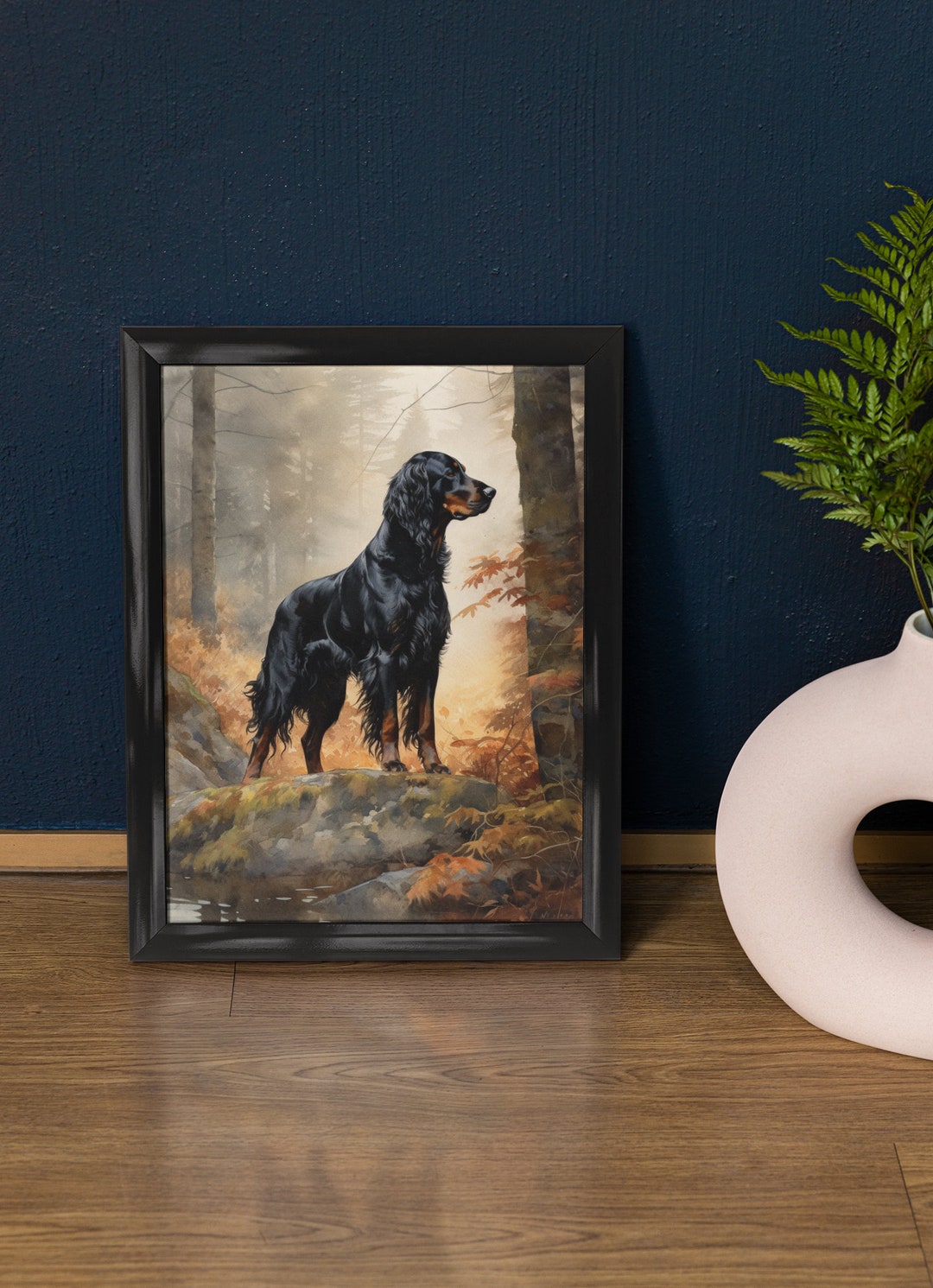 Gordon Setter Dog Premium Matte Poster Print Pet Dog - Etsy