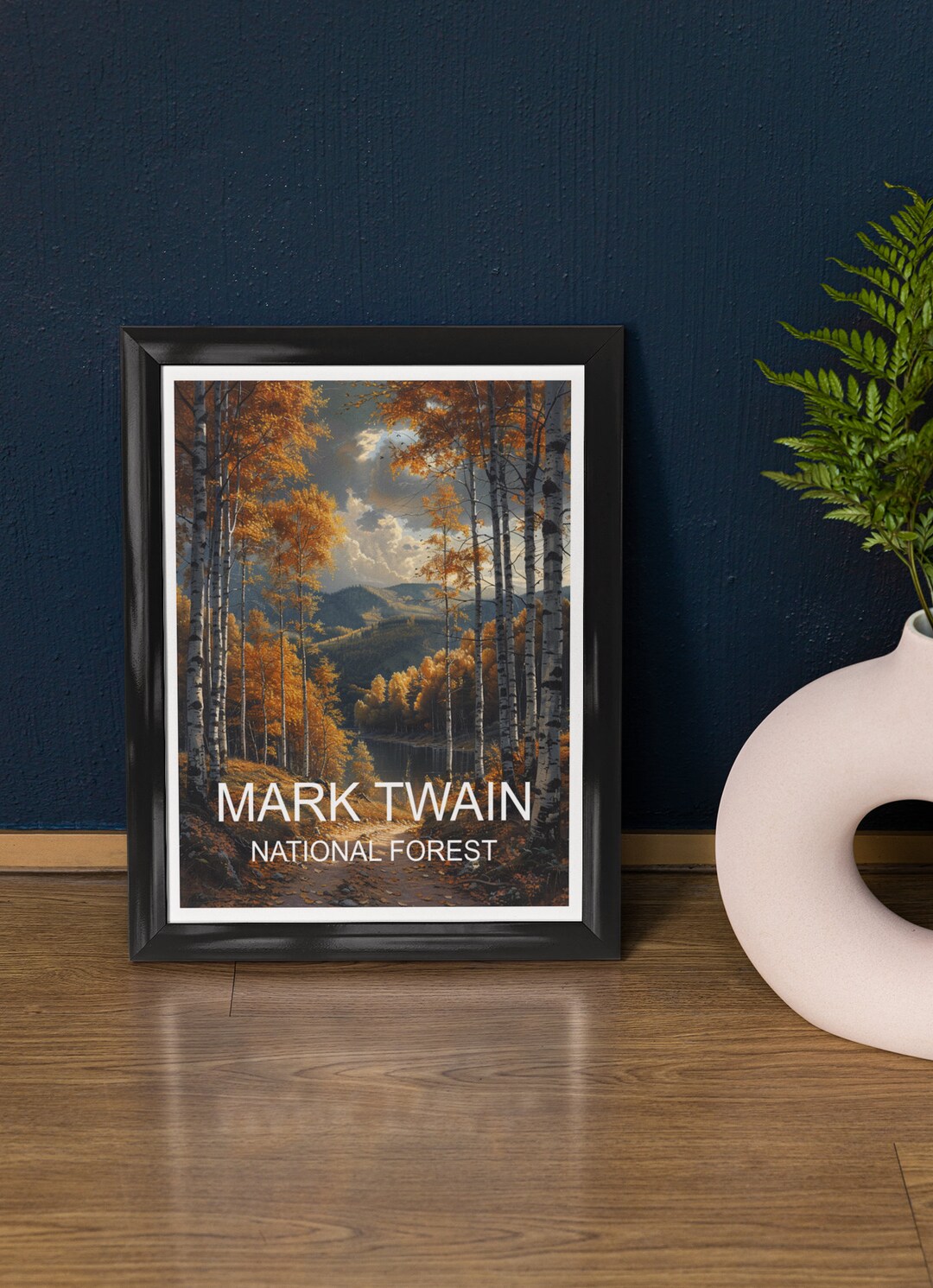 Mark Twain National Forest Travel Poster, Landscape Poster Art, Travel ...