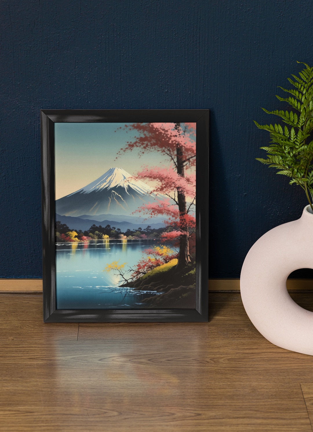 Mt. Fuji Art Print, Mt. Fuji Painting, Mt. Fuji Wall Art, Japanese Inspired Art, Japanese ...