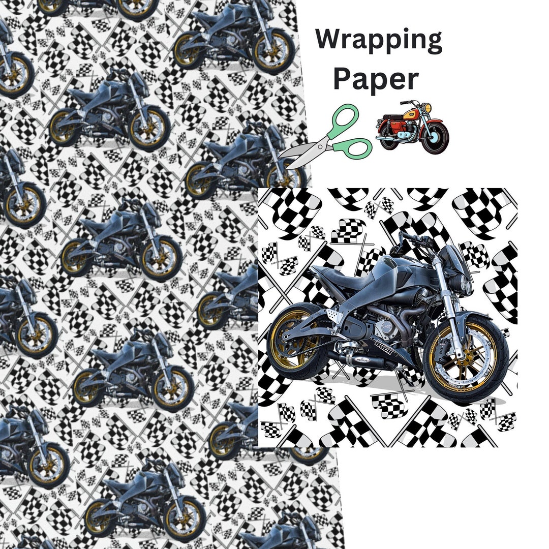Motorcycle Wrapping Paper Motorcycle Wrapping Paper for a Motorcycle ...