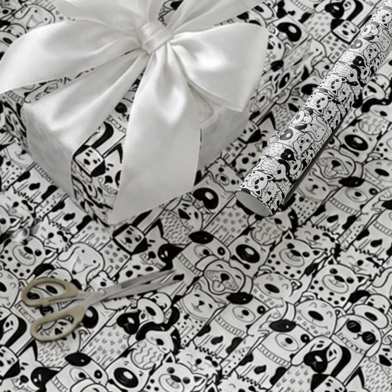Dog Wrapping Paper Puppy Gift Birthday Pet Lover - Etsy