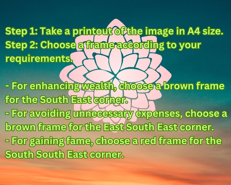 Vastu Subliminal Image Lotus Flower for Loving Heart, for Enhancing ...