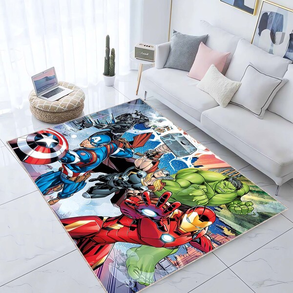 Avengers Rug - Etsy