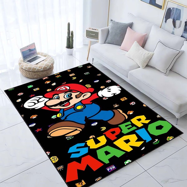 Super Mario Rug - Etsy
