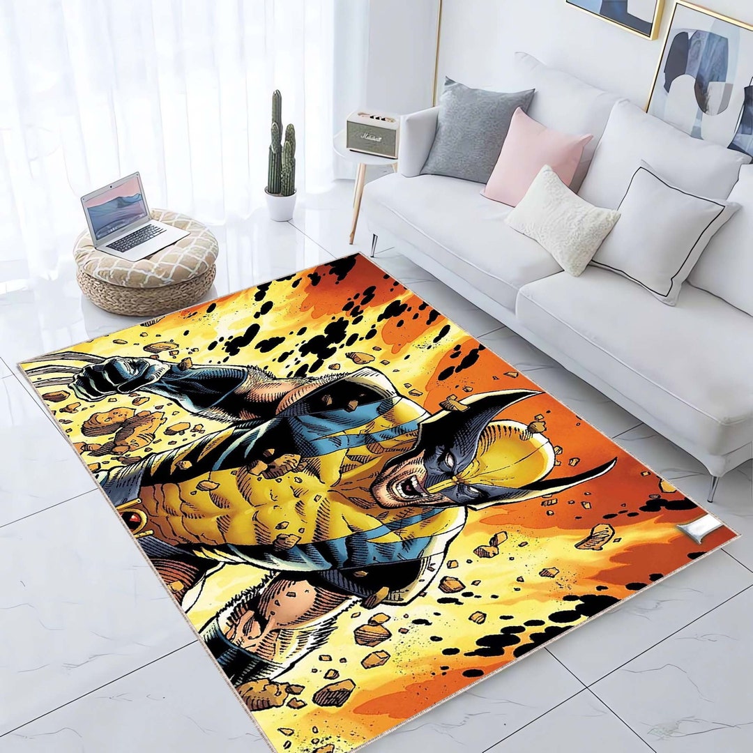 Wolverine Rug, Wolverine, Comic Cartoon Books Cover, Books First Number ...