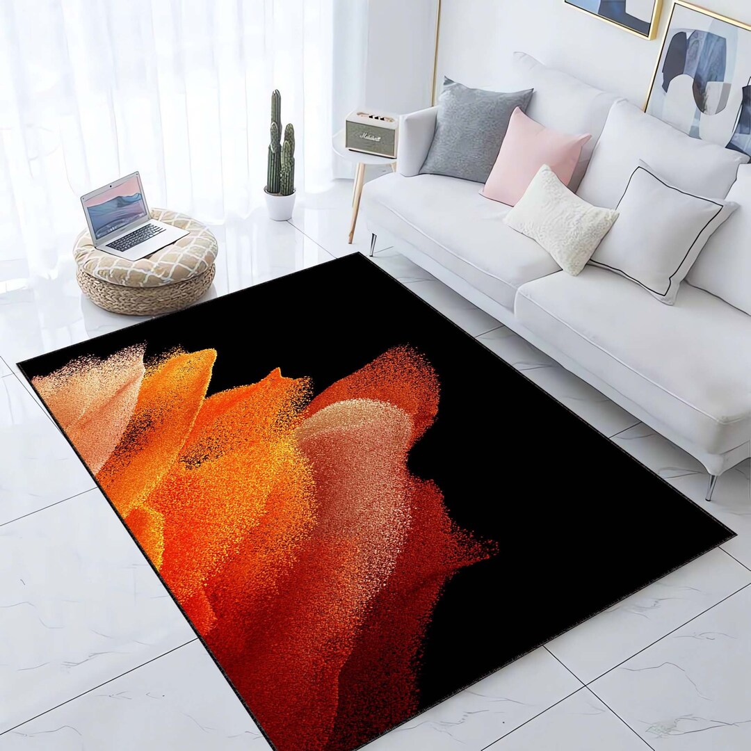 Abstract Rug, Modern Minimalist Rug, - Etsy