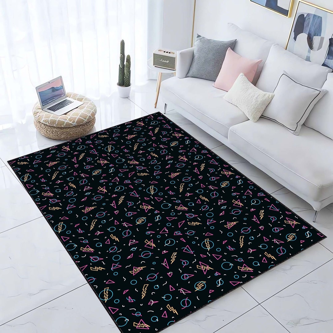 Arcade Rug, Arcade Bar, Retro Game Rug, Arcade Bar Rug, 80s Rug, 80s ...