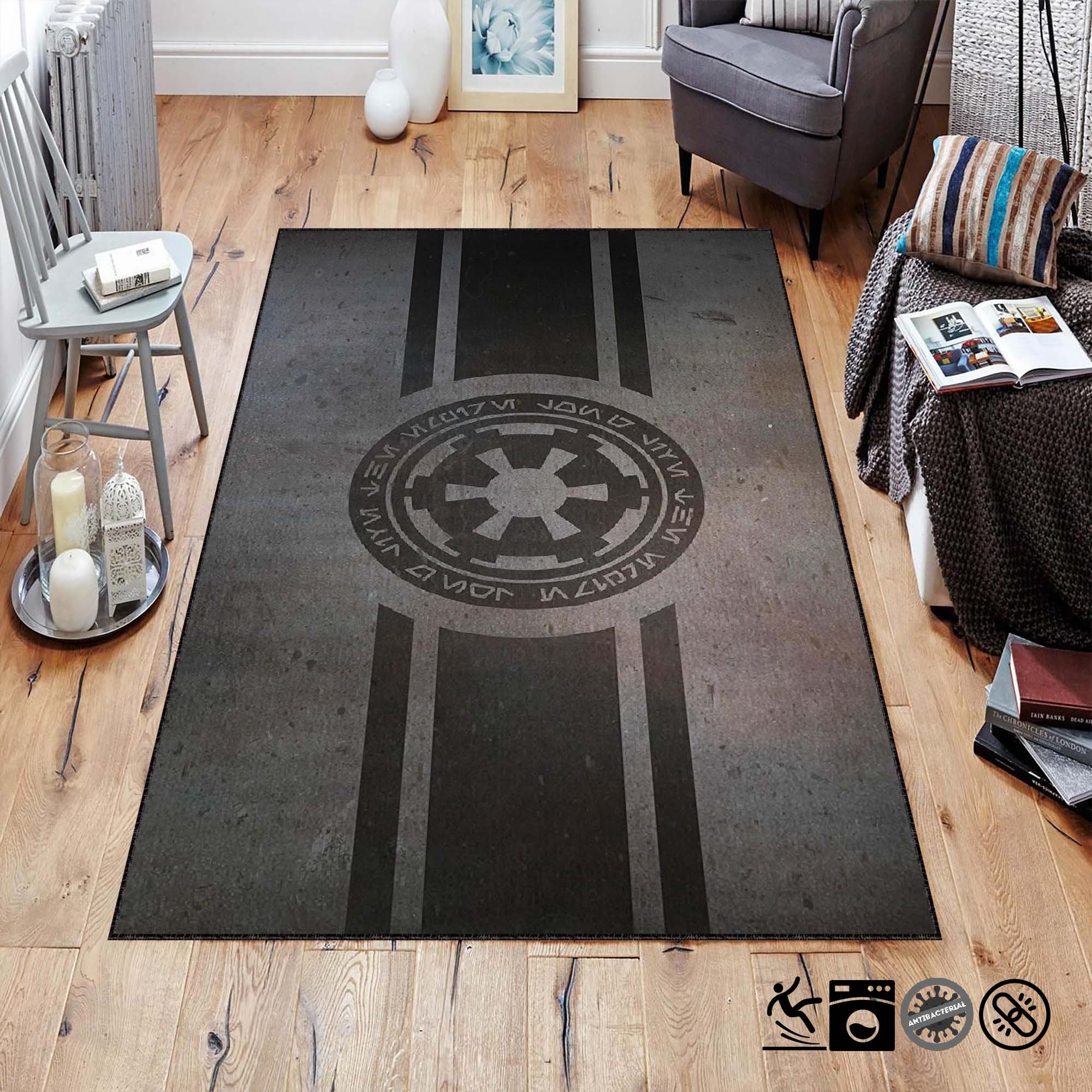 Imperial Logo Rug Star Wars Rug - Etsy