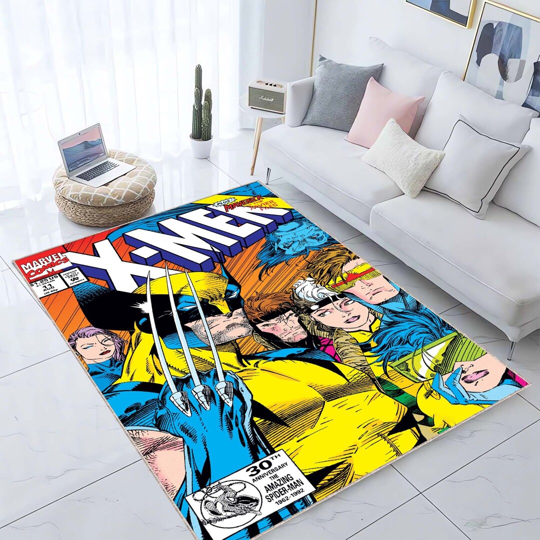 X-men Legend Rug, Comic Cartoon Books Cover, Books First Number ...