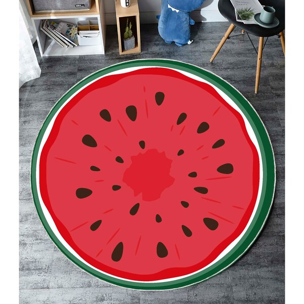 Bluey Watermelon Rug - Etsy